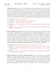 Homework Assignment Solutions Pdf Stat Spring Homework KEY Time To Complete