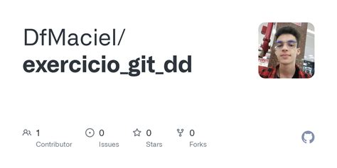 GitHub DfMaciel Exercicio Git Dd