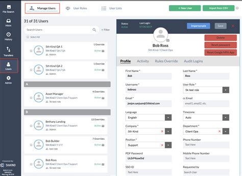 Manage Users Learning And Support Docs