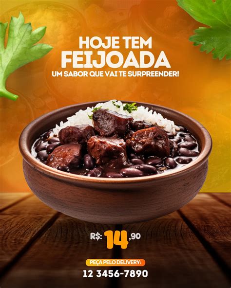 Modelos Grátis E Personalizáveis De Feijoada Canva