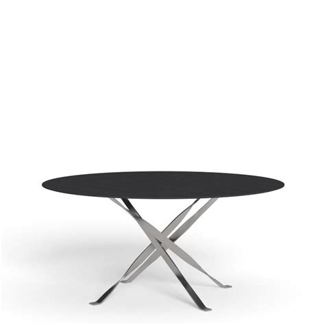 Talenti Tavolo Da Pranzo George D155 Top Pietra Lavica Dark Grey