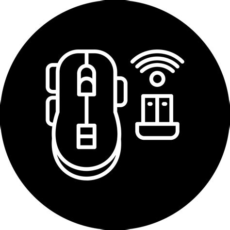 Wireless Mouse Vector Icon Vector Art At Vecteezy