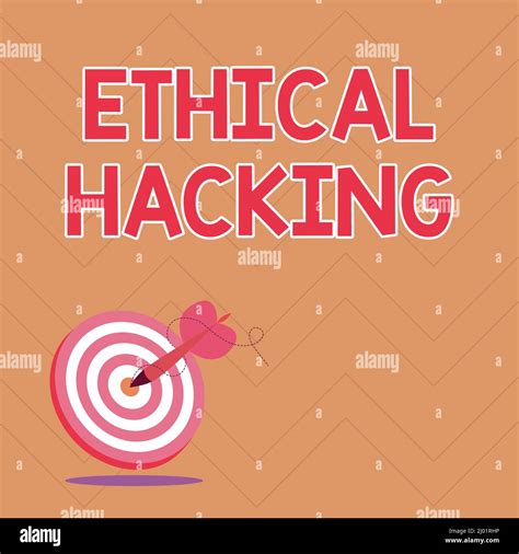 Conceptual Display Ethical Hacking Conceptual Photo Act Of Locating Weaknesses And