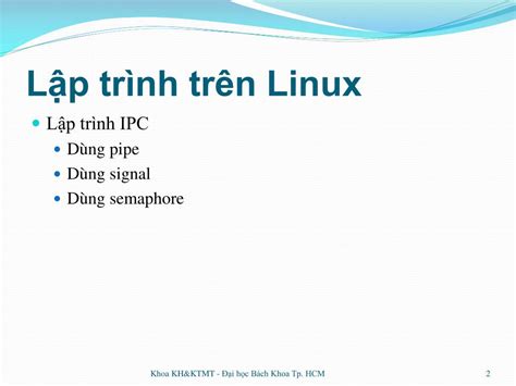 PPT Thực hành Unix Linux Ngô Thanh Nguyên Bộ môn Hệ thống và Mạng máy tính PowerPoint
