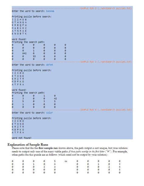 Solved Description Of Wordsearch C The Main Program Chegg