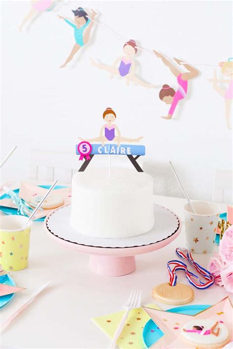 A Fun Gymnastics Themed Birthday Party That Will Get Your Little Gymnast Excited to Celebrate