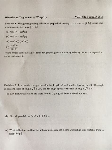 Solved Using Your Graphing Calculator Graph The Following