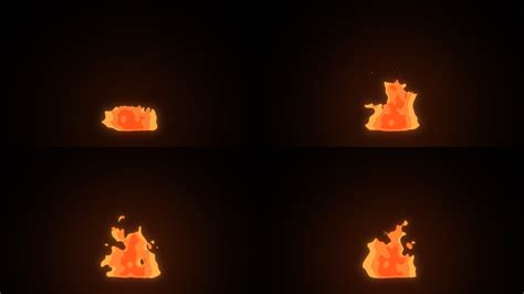 卡通火焰燃烧动画视频素材下载 卡通火焰燃烧动画视频素材下载