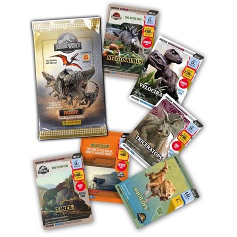 Panini Jurassic World Roar Trading Card Game Sealed Booster Box 24