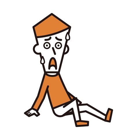 무서운 사람 남성의 그림 무료 일러스트 소재집 Kukukeke