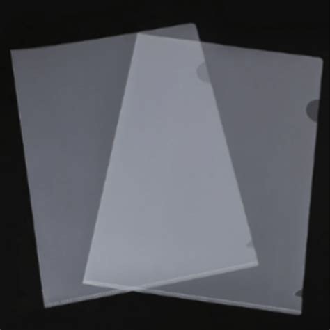 A4 L Shape Plastic File Folder Clear Transparent Folder Shopee Singapore