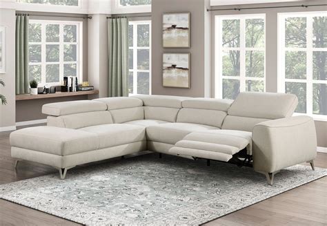 Ashland Modern Power Recliner Sectional