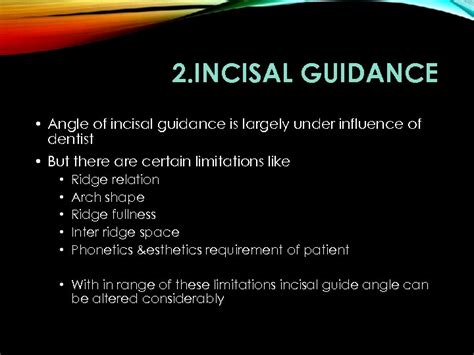 Occlusal Concepts Balanced And Non Balanced Occlusion Incisal