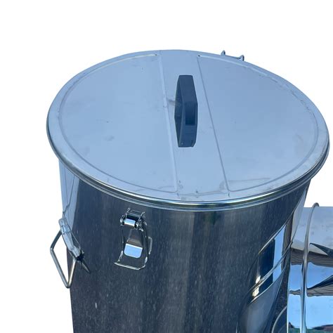 Stainless Steel Honey Tank With Honey Gate And Seive Ozee Beekeeping