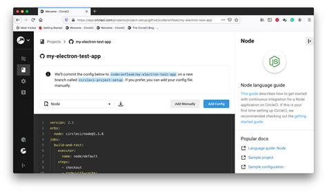 Automated Testing With Continuous Integration For Electron Applications Circleci