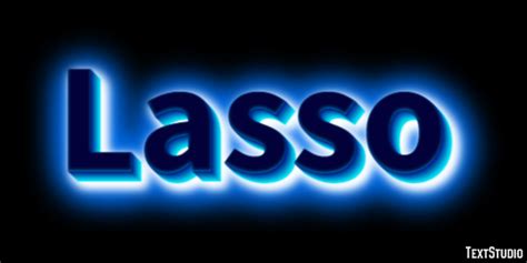 Lasso Text Effect And Logo Design Social Network Lasso Text Effect And Logo Design Social Network