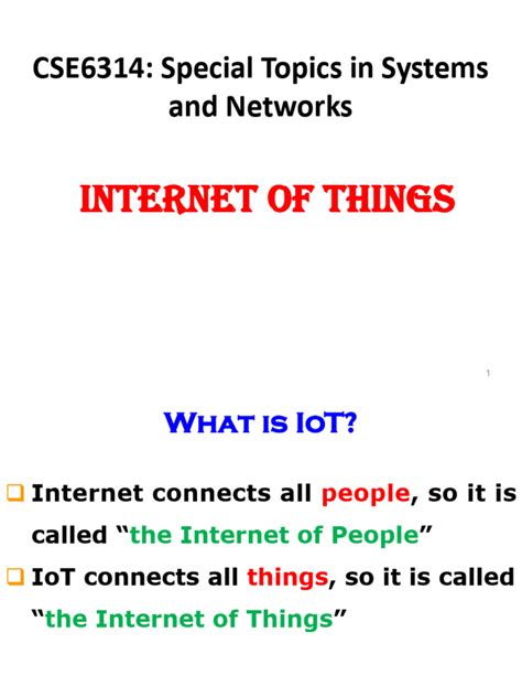 Lecture 7 Internet Of Things Pdf Internet Of Things Computer Network