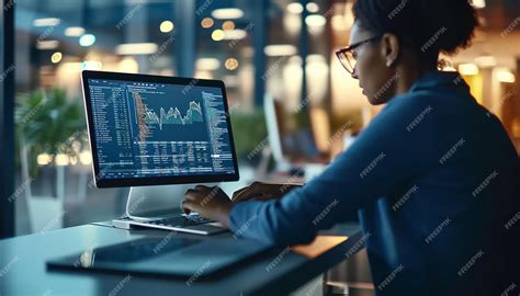 Premium Photo Man Coding On Laptop In Office