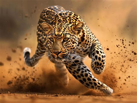 Leopard Hunting Prey At 100kmh Canon 5d3 800mm Lens • Promptden