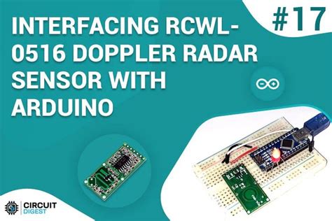 An Electronic Device With The Text Interfacing Rcwl 0516 Doppler