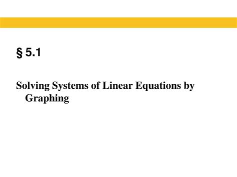 PPT Chapter Systems Of Linear Equations And Inequalities PowerPoint Presentation ID