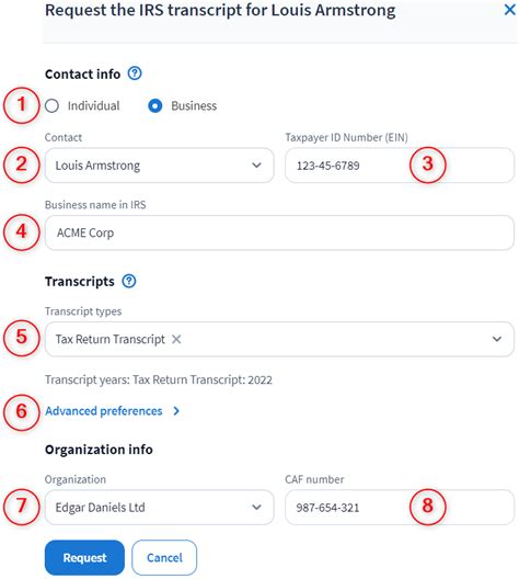 Irs Integration Advanced Requesting And Viewing Transcripts Taxdome Help Center