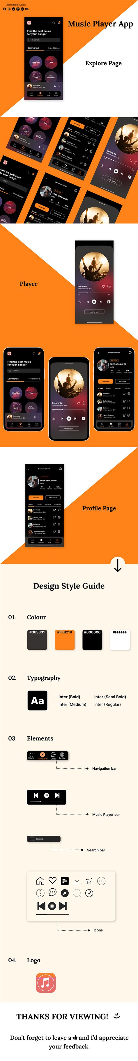 Music App Uiux Design On Behance