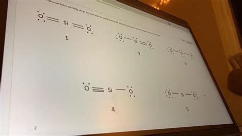 Solved Question 15 Which Lewis Structure Below For SiO2 Chegg Com