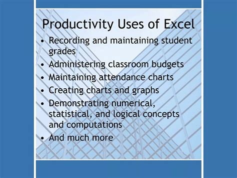 Using Spreadsheets In The Classroom Pps