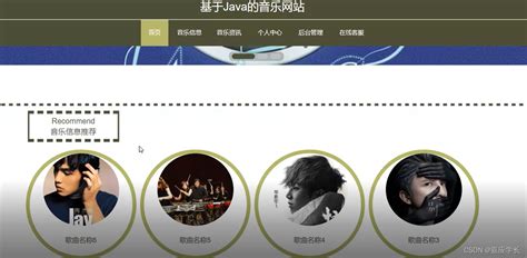 （附源码）计算机毕业设计ssm基于java的音乐网站音乐项目源码 Csdn博客