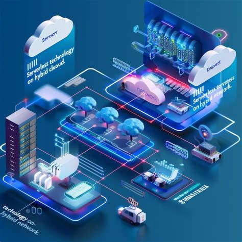 Premium Photo Embracing Serverless Technology In Hybrid Cloud Networks