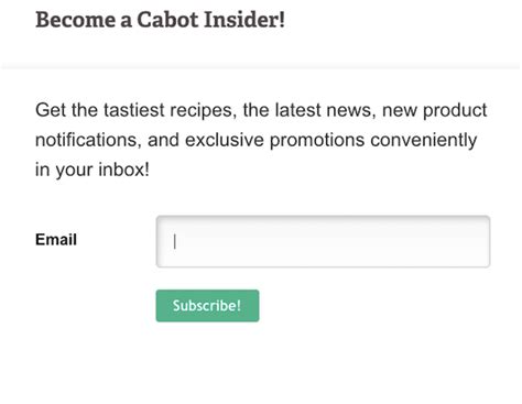 Newsletter Subscribe Buttons