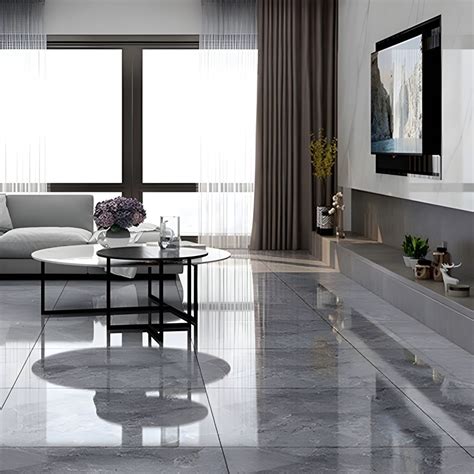 Wall And Floor Tile Marble Print Living Room Porcelain Square Indoor