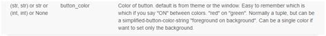 [question] button font color question · issue 5651 · pysimplegui