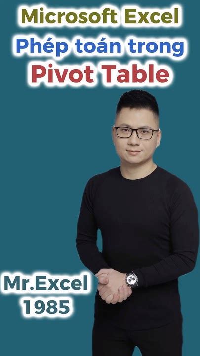 Pivot Table Thay ĐỔi PhÉp ToÁn Trong Pivot Table Powerpivot Excel