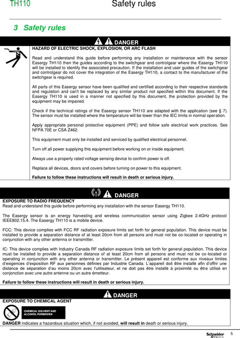 Schneider Electric 097742 Wireless Thermal Sensor User Manual Fm