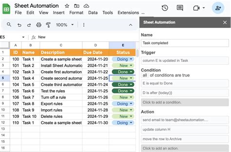 SheetAutomation - Automate Google Sheets