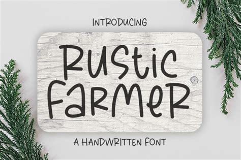 Rustic Farmer Font Dafont Com Rustic Farmer Font Dafont Com