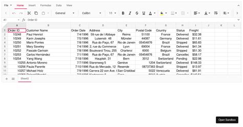 React Hooks Spreadsheet Forked Codesandbox