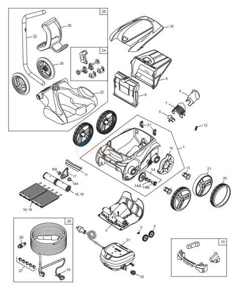 Polaris 9650iq Sport Robotic Cleaner Parts