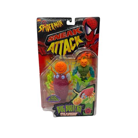 1998 Toybiz Spider Man Bug Busters Jack O Lantern Af Kings Comics