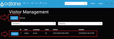 Visitor Management Oqtane Docs Apis And More For The Modular Blazor Application Framework