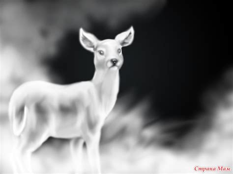 Рисуем лань Маленький художник Страна Мам