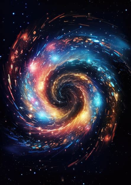 Premium Ai Image Landscape Scenery In Space Generative Ai