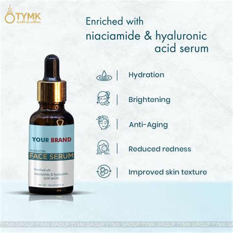 Face Serum With Niacinamide And Hyaluronic Acid