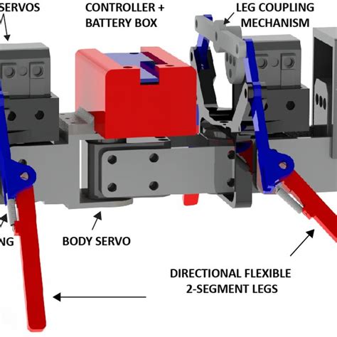 a sprawling quadruped robot combined with a multi segment flexible