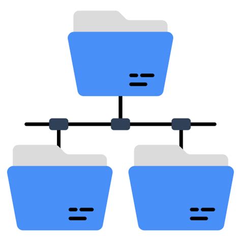 Folder Network Generic Color Fill Icon