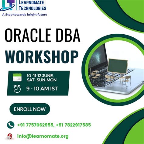 Learnomate Technologies Pvt Ltd On Linkedin Topic Oracle Dba Training Time 10 June 2023 09