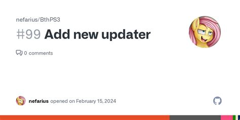 Add New Updater Issue Nefarius Bthps Github