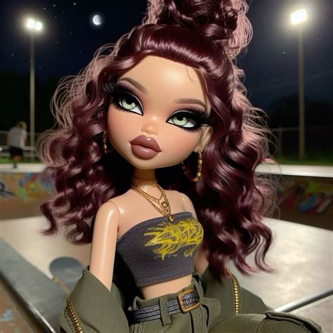 Dark Cherry Cola Bratz Doll 🥤🍒 Black Bratz Doll Minimal Fashion